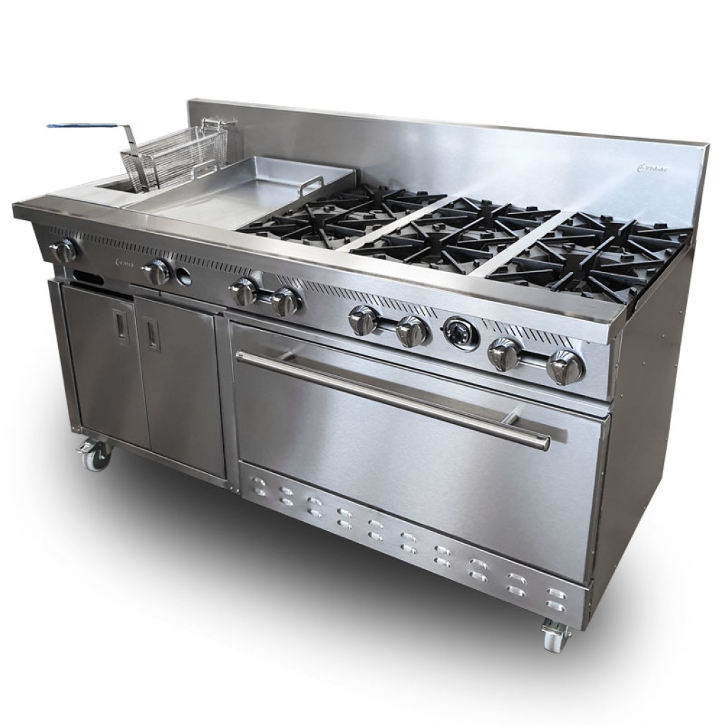 intama.mx/126 Estufa múltiple industrial TAMA acero inoxidable (171×78×90cm) 241kg. - Fabricante ...